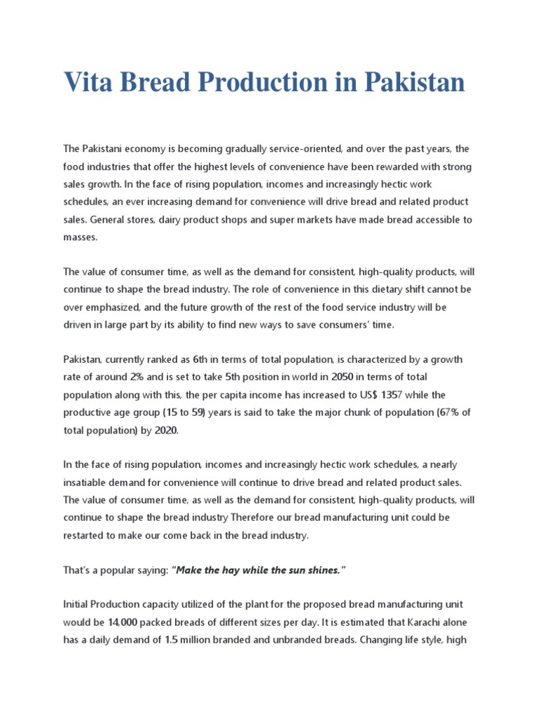 Vita Bread Relaunch | PDF | Whole Grain | Flour
