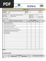 Cable Tray Inspection Checklist Report | PDF | Wire | Electrical Components