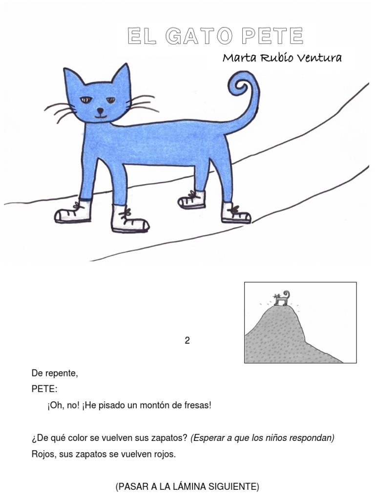 Actividades De Pete El Gato Para Primer Grado