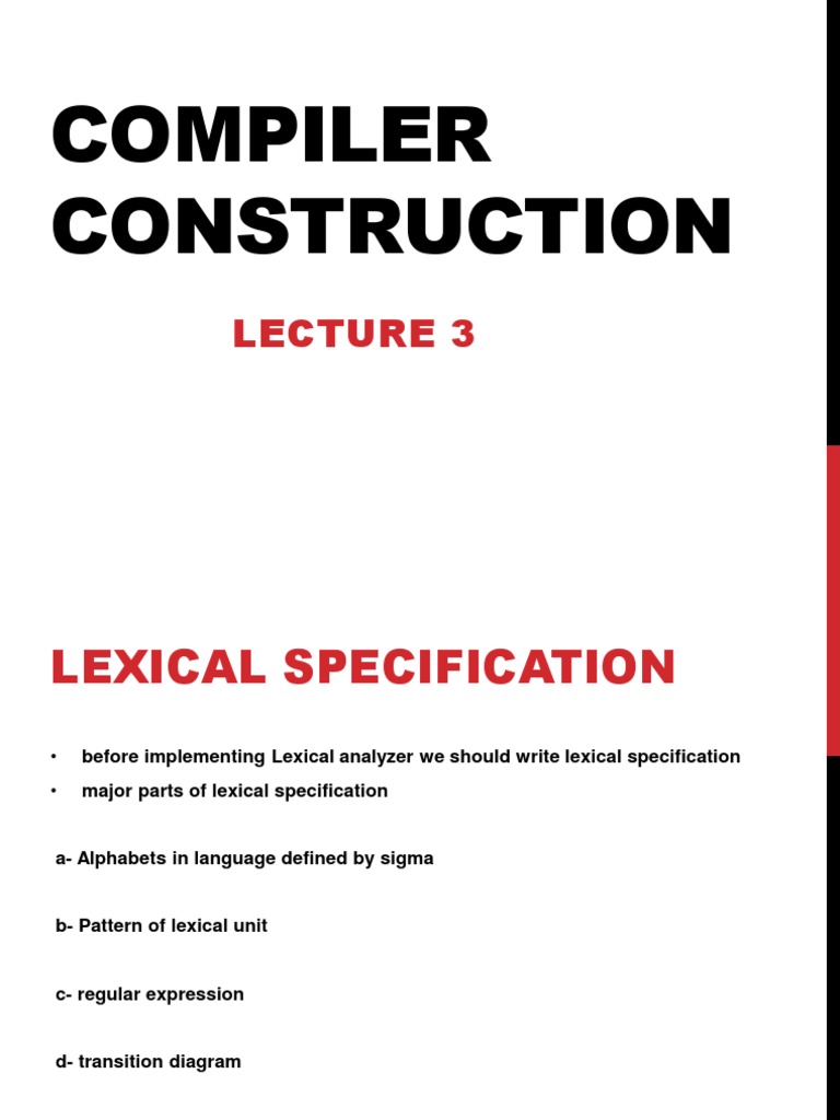 Compiler Construction-2 | PDF | Linguistics | Notation