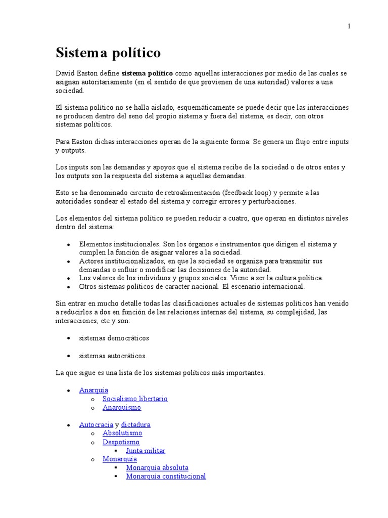 43 de Los Sistemas Politicos | PDF | Sistemas politicos | República