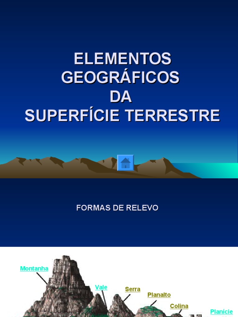 Elementos Geográficos | PDF | Mar | Montanhas