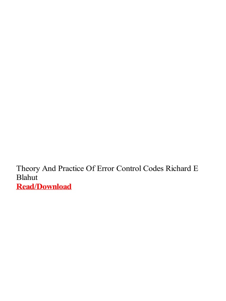 Se | PDF | Error Detection And Correction | Control Theory