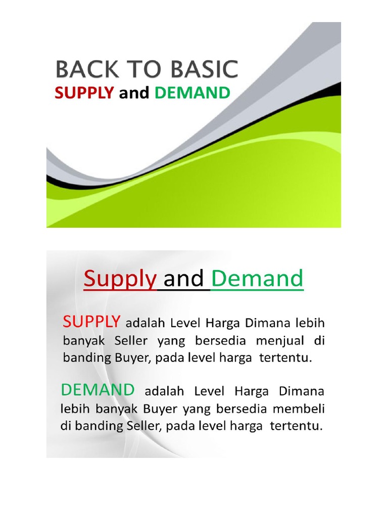 Back To Basic SUPPLY AND DEMAND PDF | PDF