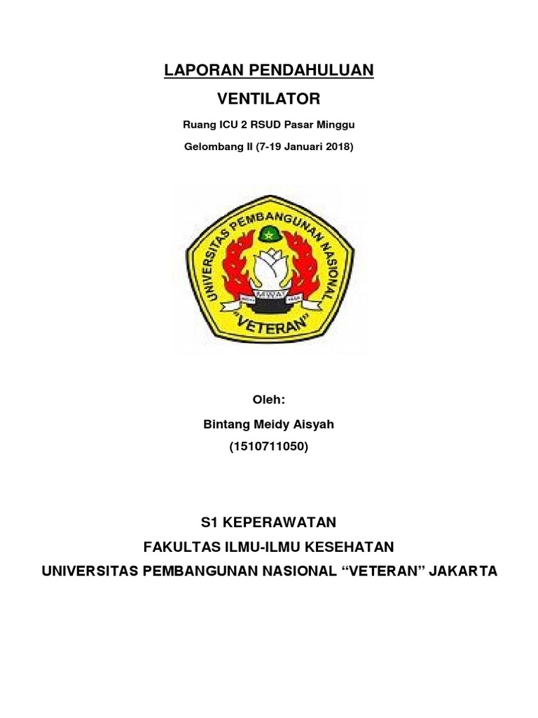 Ventilator ICU: Pengertian dan Klasifikasi | PDF | Pengembangan Diri ...