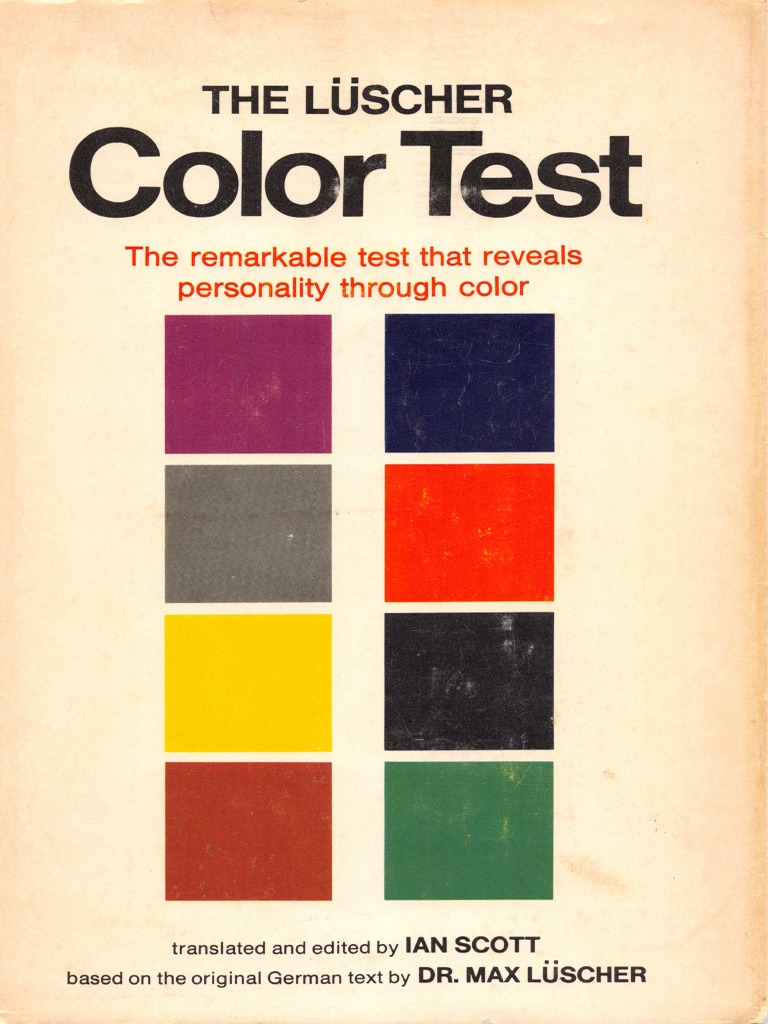 The Luscher Color Test PDF | PDF | Autonomic Nervous System | Heart Rate