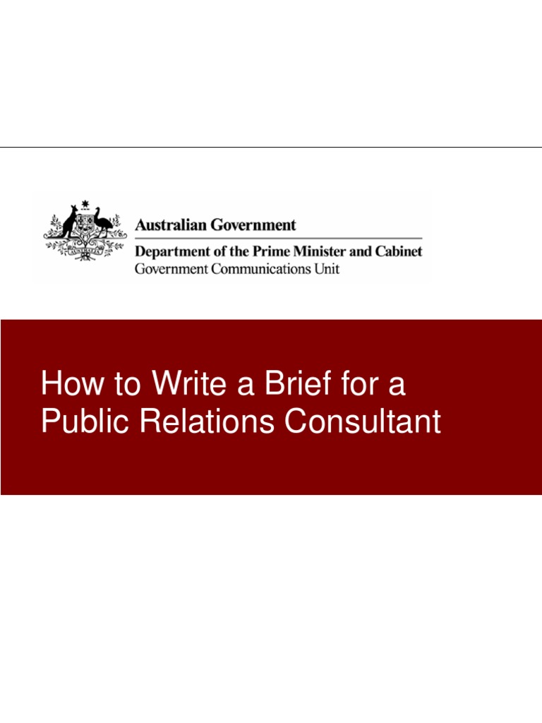 Writing A Communications Brief | PDF | Target Audience | Public Relations