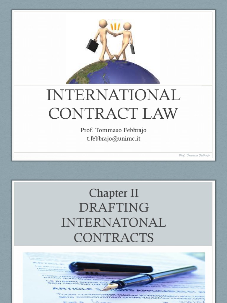 International Contract Law | PDF | Breach Of Contract | Precedent
