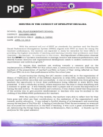 Reflection Notes Cot # 1: Don Mariano C. San Juan High School | PDF ...