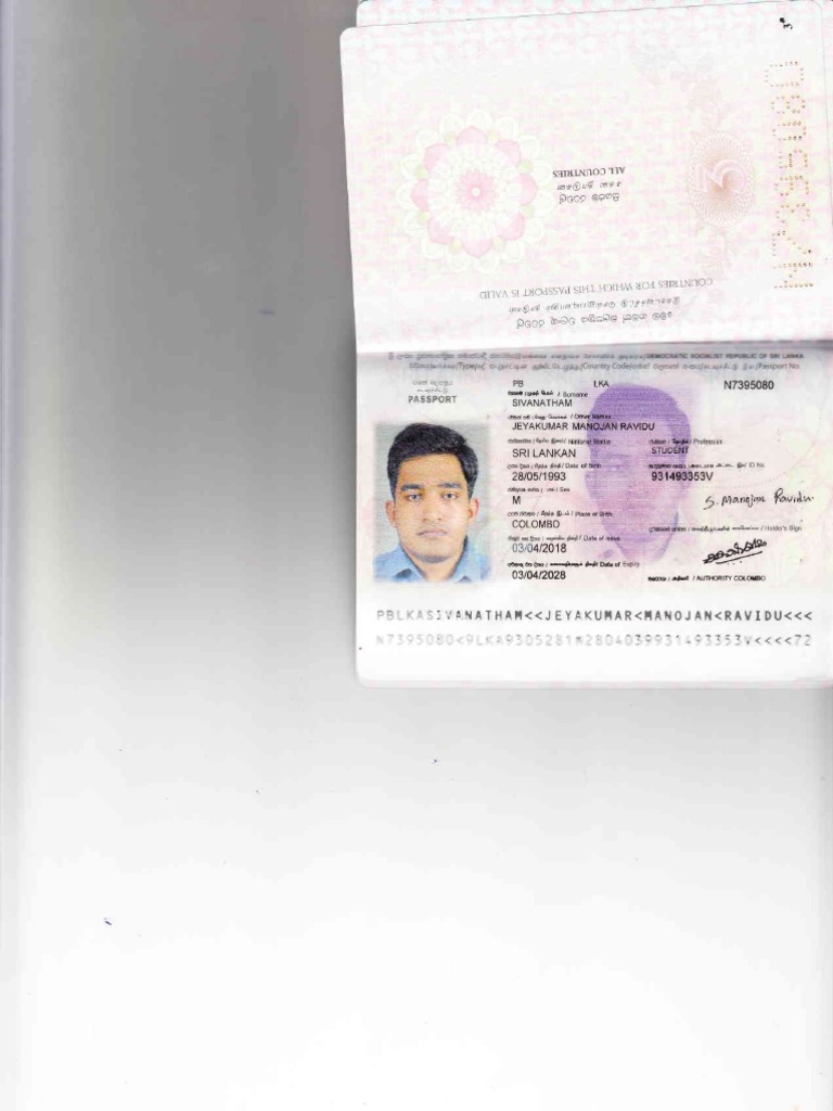 Passport Scan | PDF