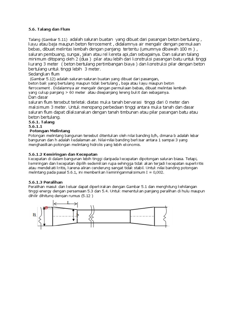 Desain Talang | PDF