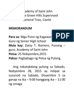 Halimbawa NG Agenda | PDF