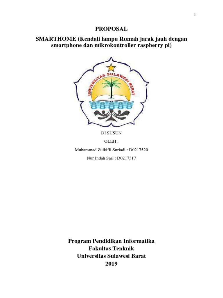 Proposal IoT untuk Kendali Lampu Smarthome | PDF