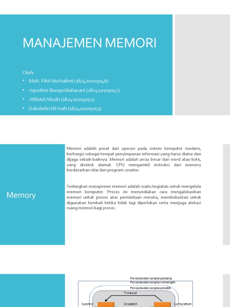 Manajemen Memori | PDF