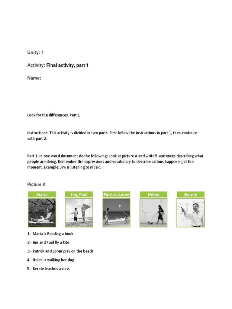 Final Activity, Part 1 | PDF