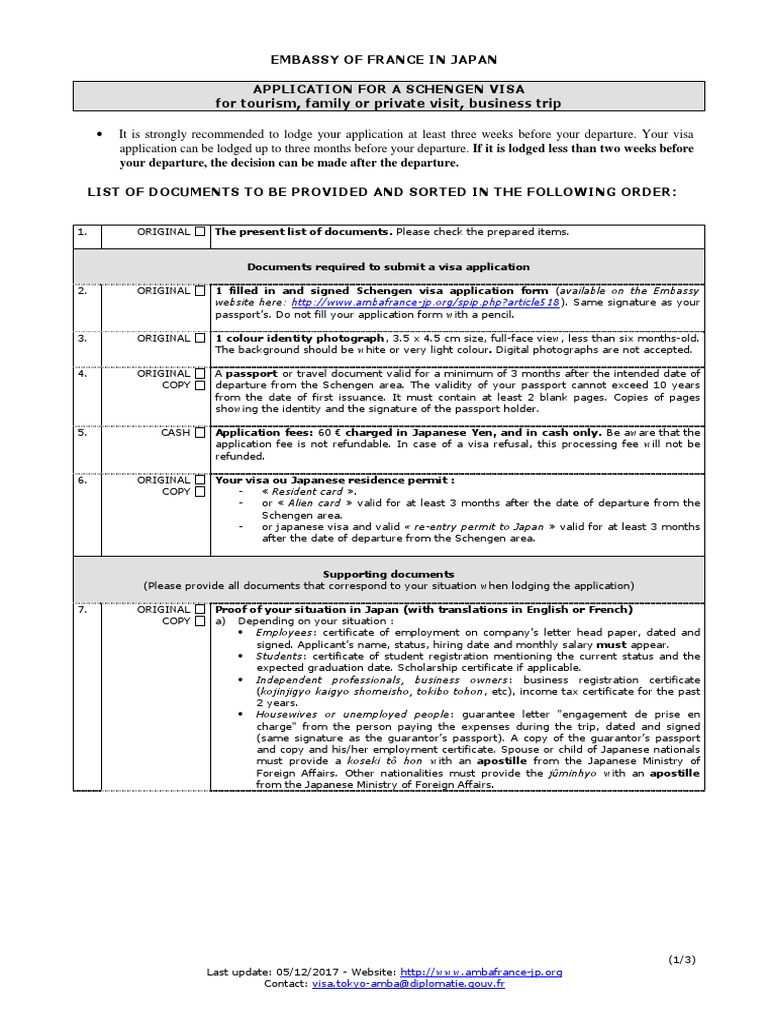 France Tourist Visa Application Guide | PDF | Travel Visa | Passport