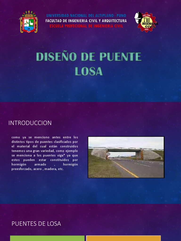 Diseño De Puentes Losa Pdf Puente Hormigón
