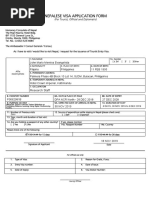 Visa Application Form - Namibian Home Affairs Form | PDF | Travel Visa ...