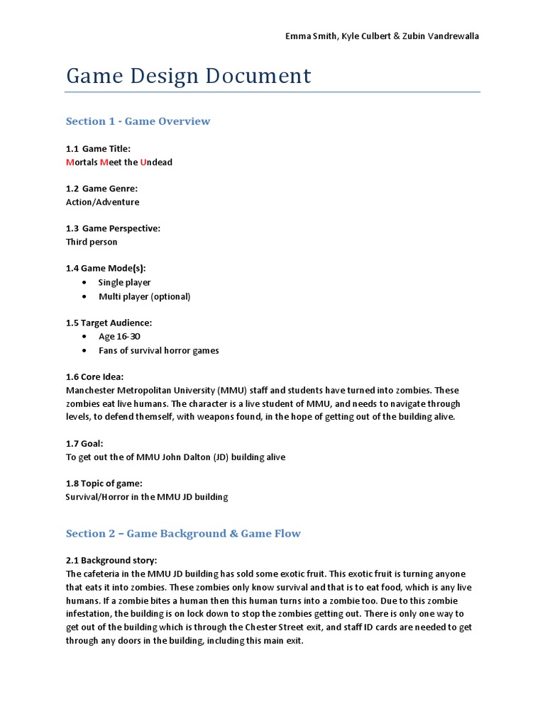 Zombie Survival at MMU | PDF | Computer Keyboard | Graphical User ...
