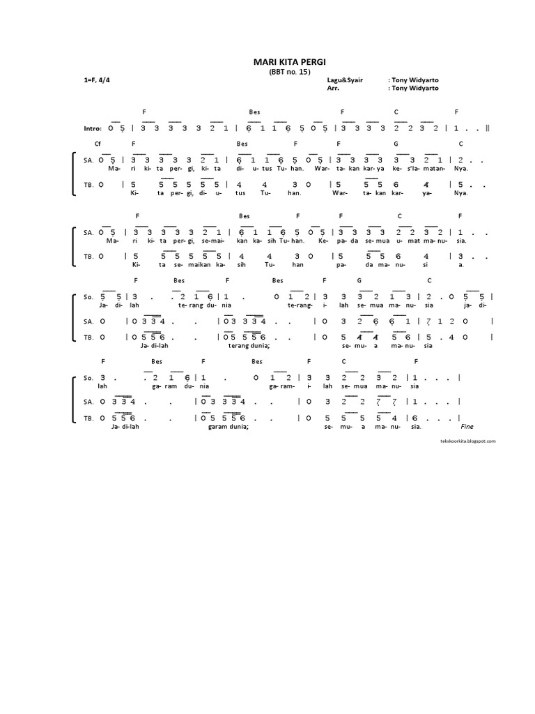 Mari Kita Pergi | PDF