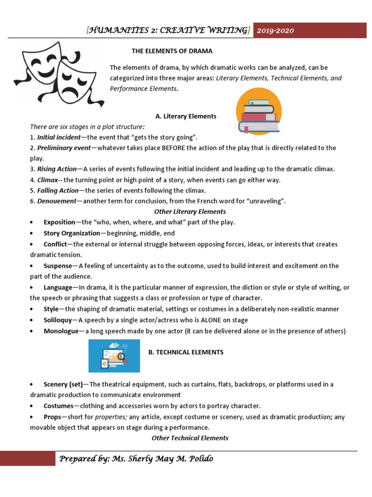 Drama Elements Guide | PDF | Tragedy | Comedy