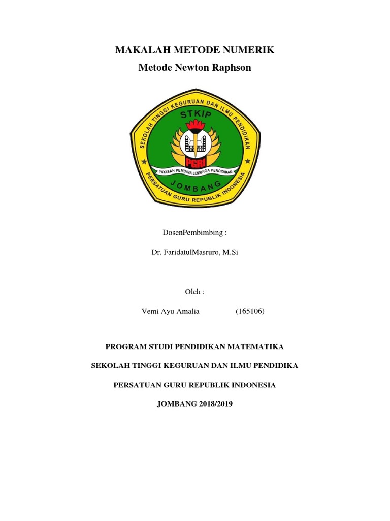 Metode Newton Raphson | PDF