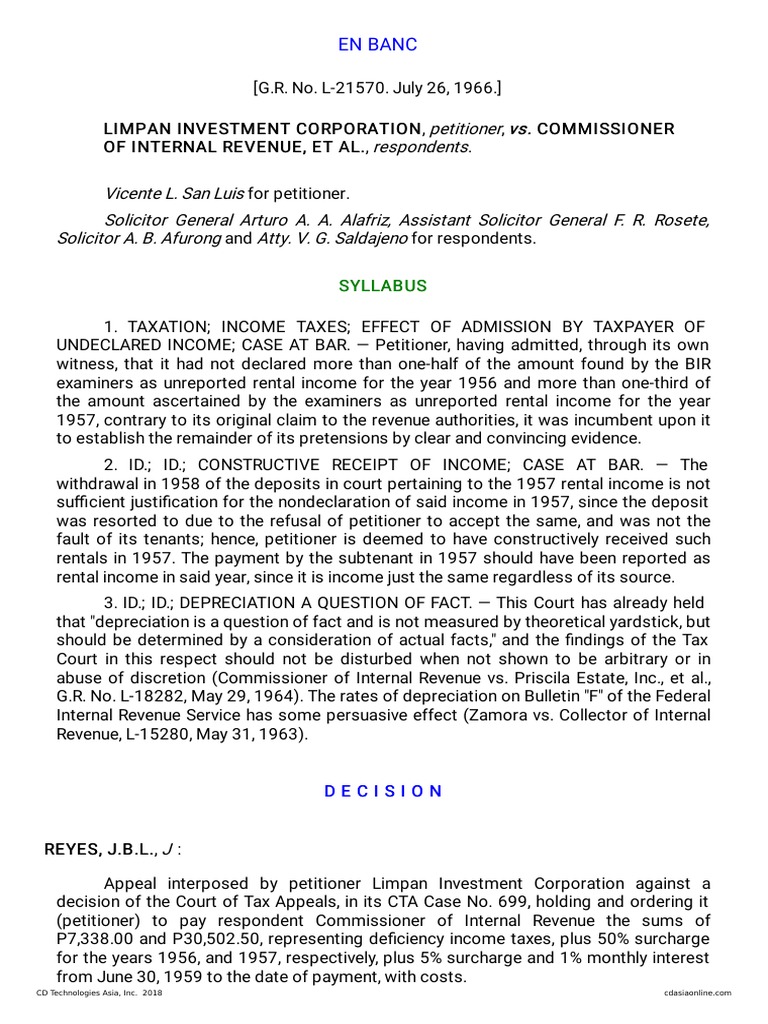 Limpan v. CIR | PDF | United States Tax Court | Internal Revenue Service