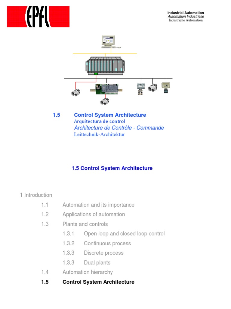 Week-4a (Architecture) | PDF | Automation | Control Theory