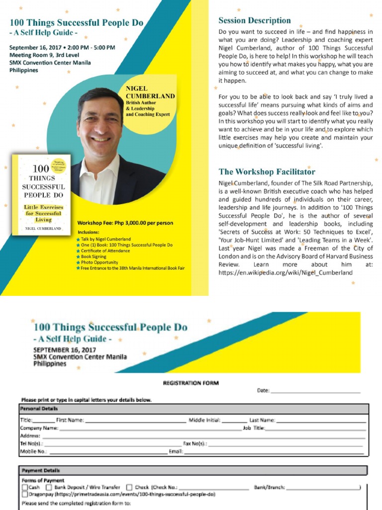 100 Things Successful People Do by Nigel Cumberland-Min PDF | PDF