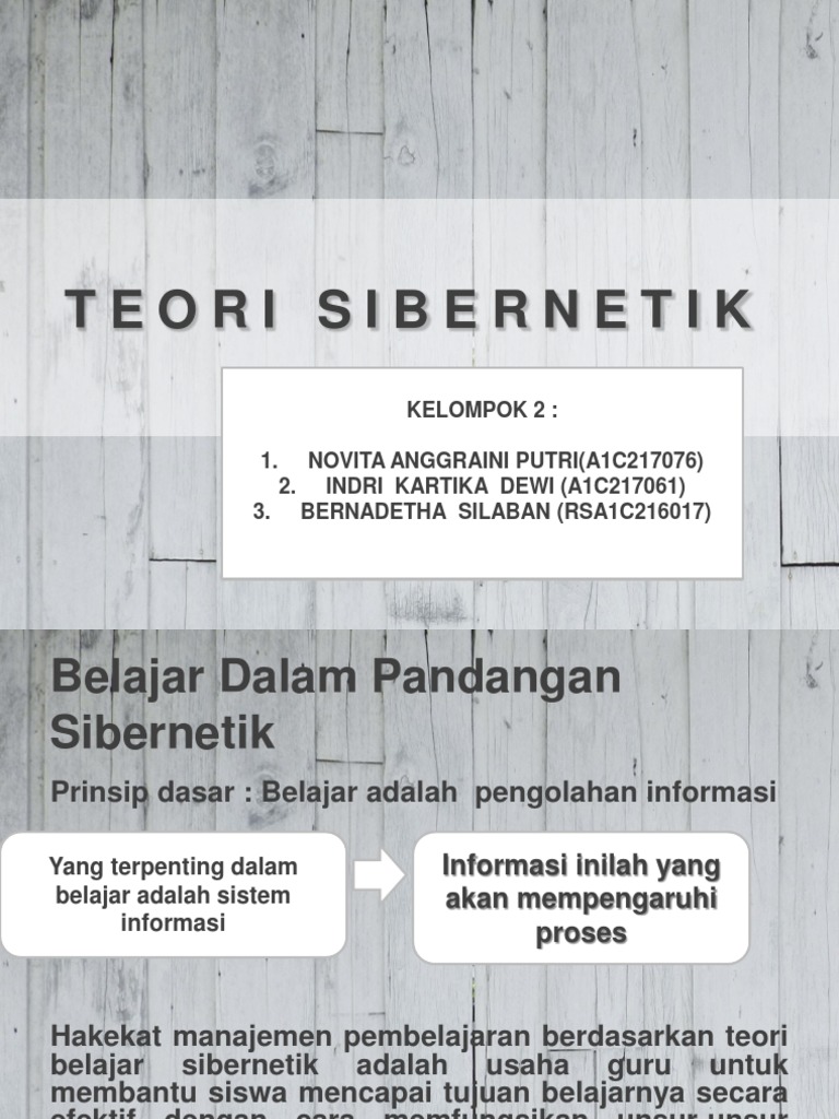 Teori Sibernetik | PDF
