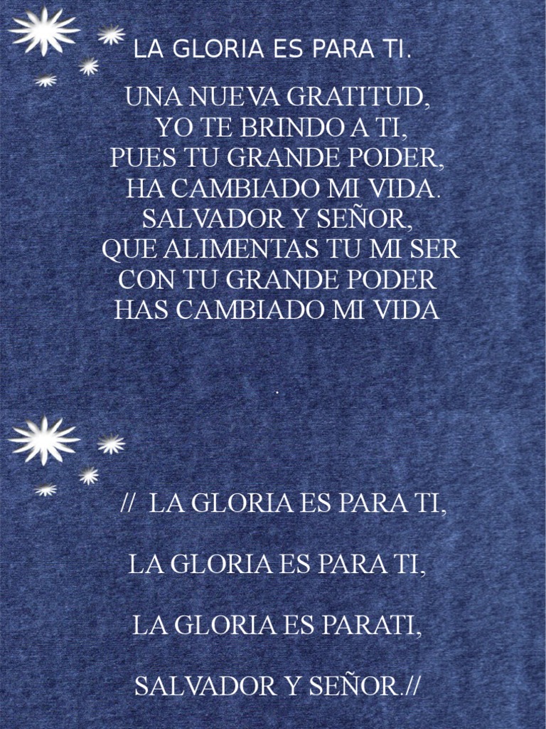 20.-LA GLORIA ES PARA TI..odp