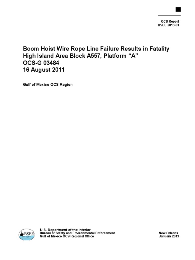 Crane Hoist Failure | PDF | Crane (Machine) | Business