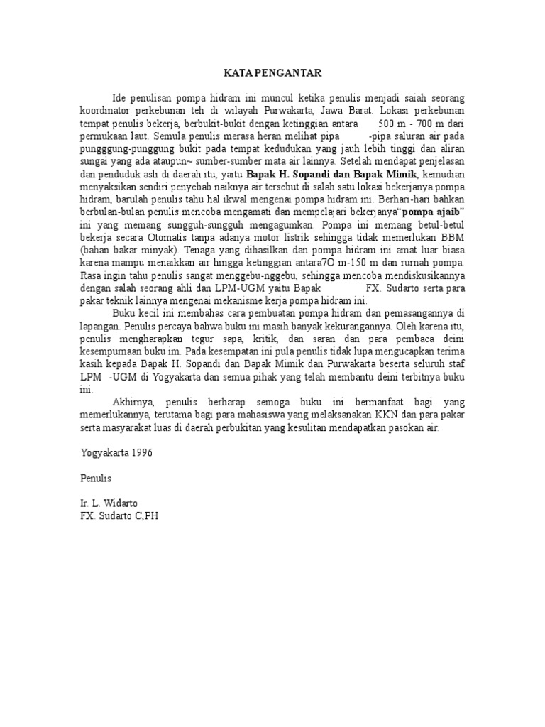 CARA MEMBUAT POMPA HIDRAM (X) | PDF