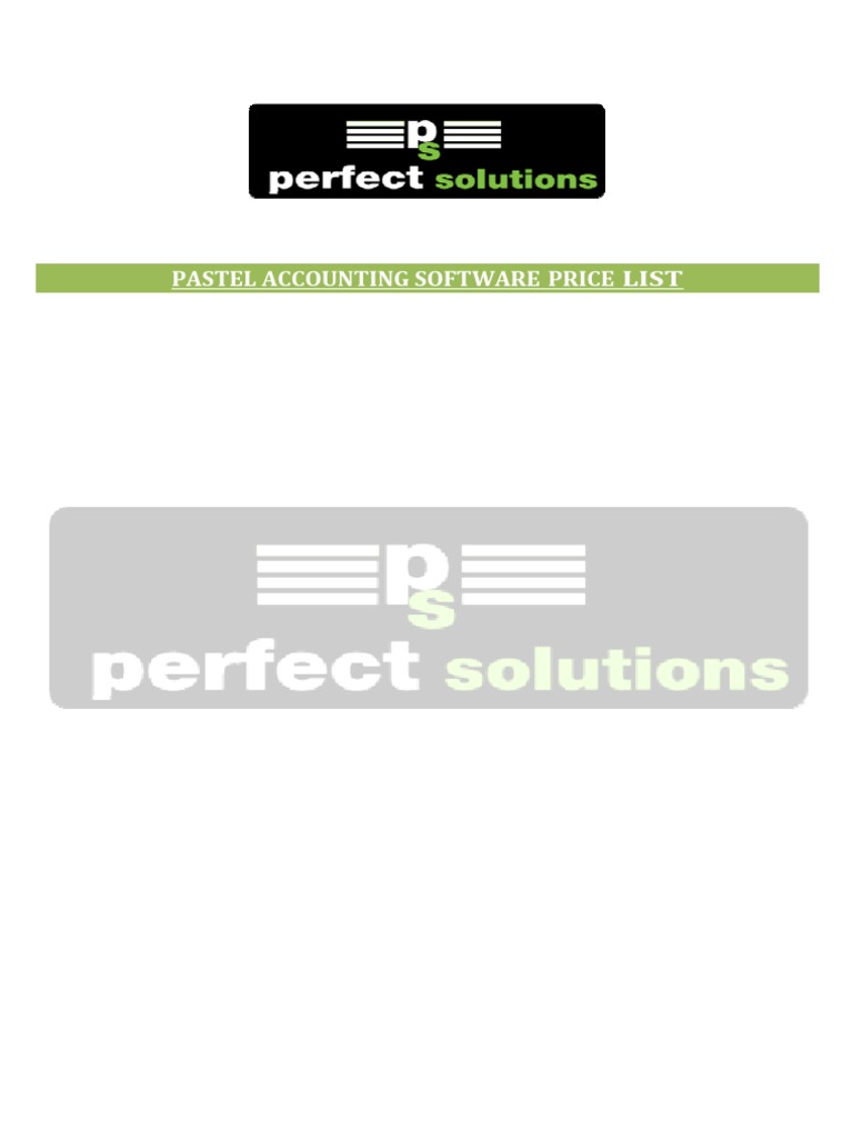 Pastel Accounting Software Price List | PDF | Microsoft Sql Server ...