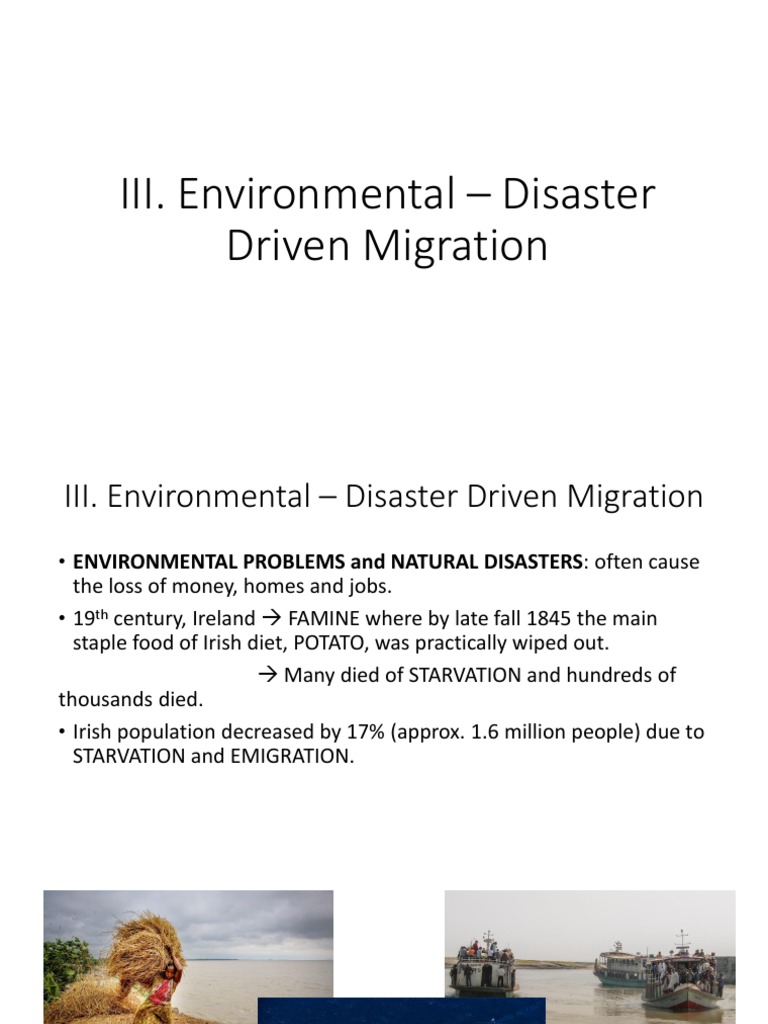 Environmental Migration Challenges | PDF | Human Migration | Immigration