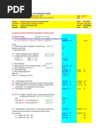 Storage Tank Design Calculation - Api 650 | PDF
