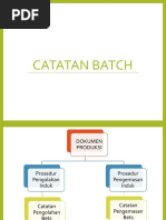 Prosedur Pengisian Batch Record Obat | PDF | Teknologi & Rekayasa