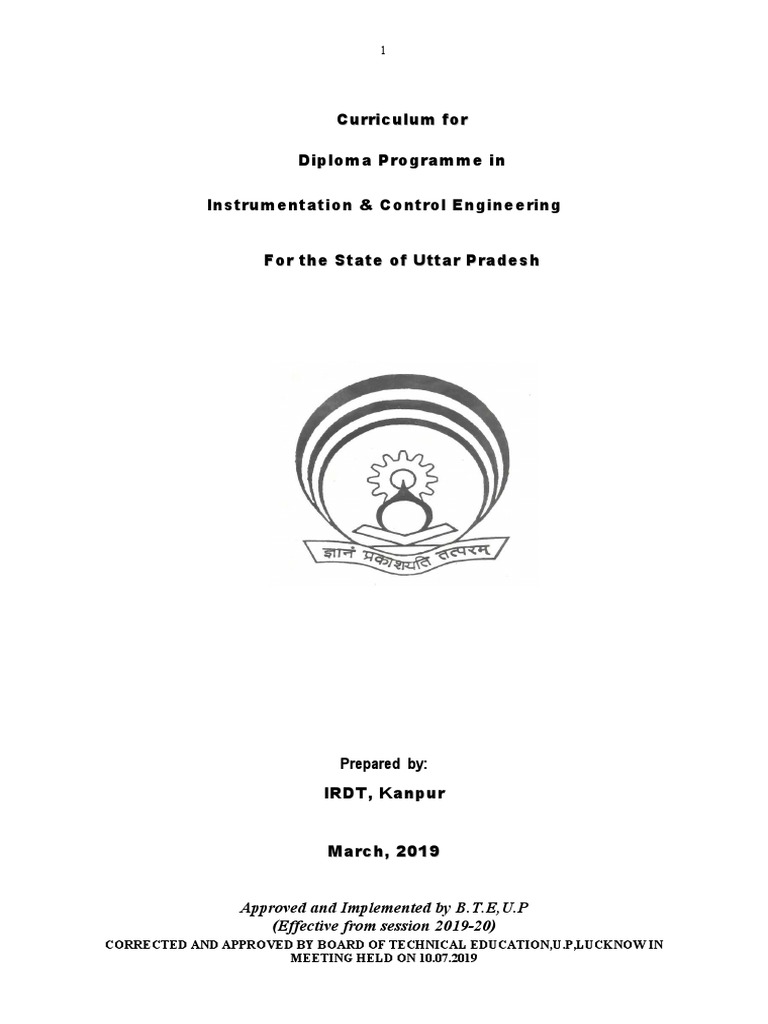 338 Instrumentation and Control Engg. NSQF Irdt PDF | PDF | Embedded ...