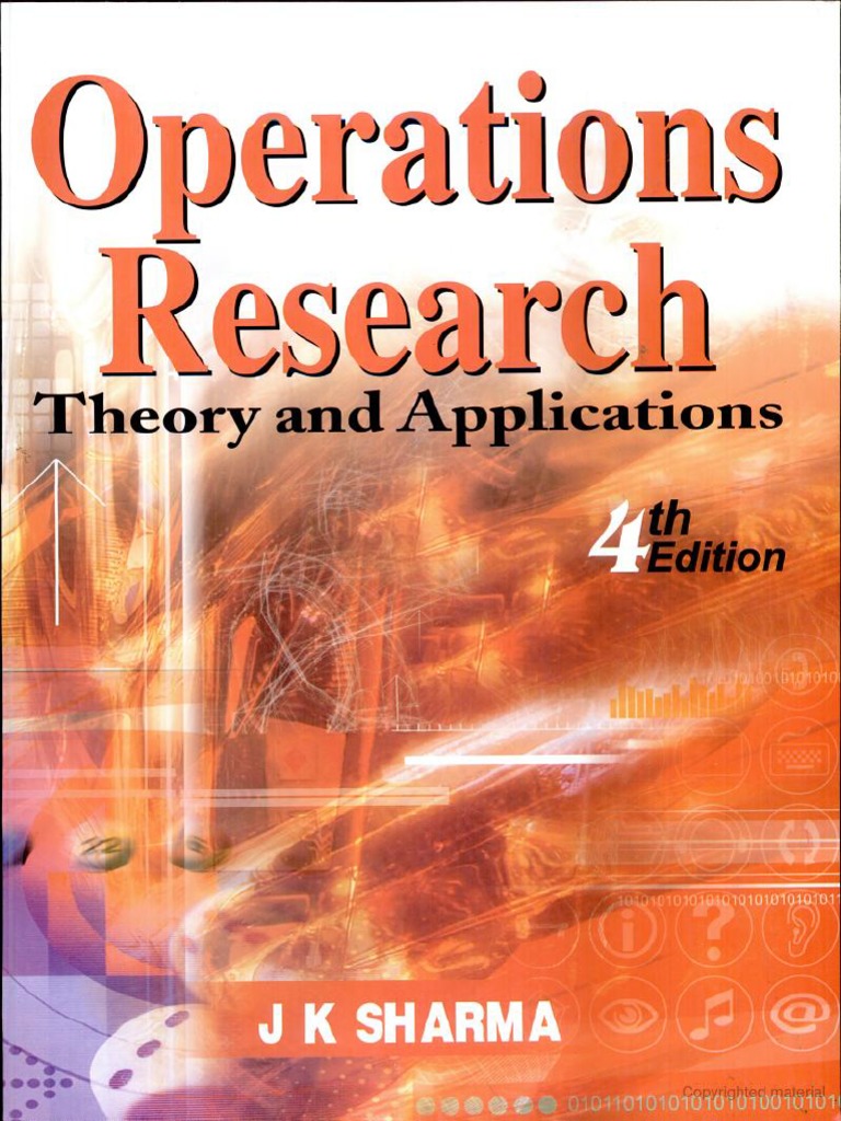 Operations Research JK Sharma PDF | PDF