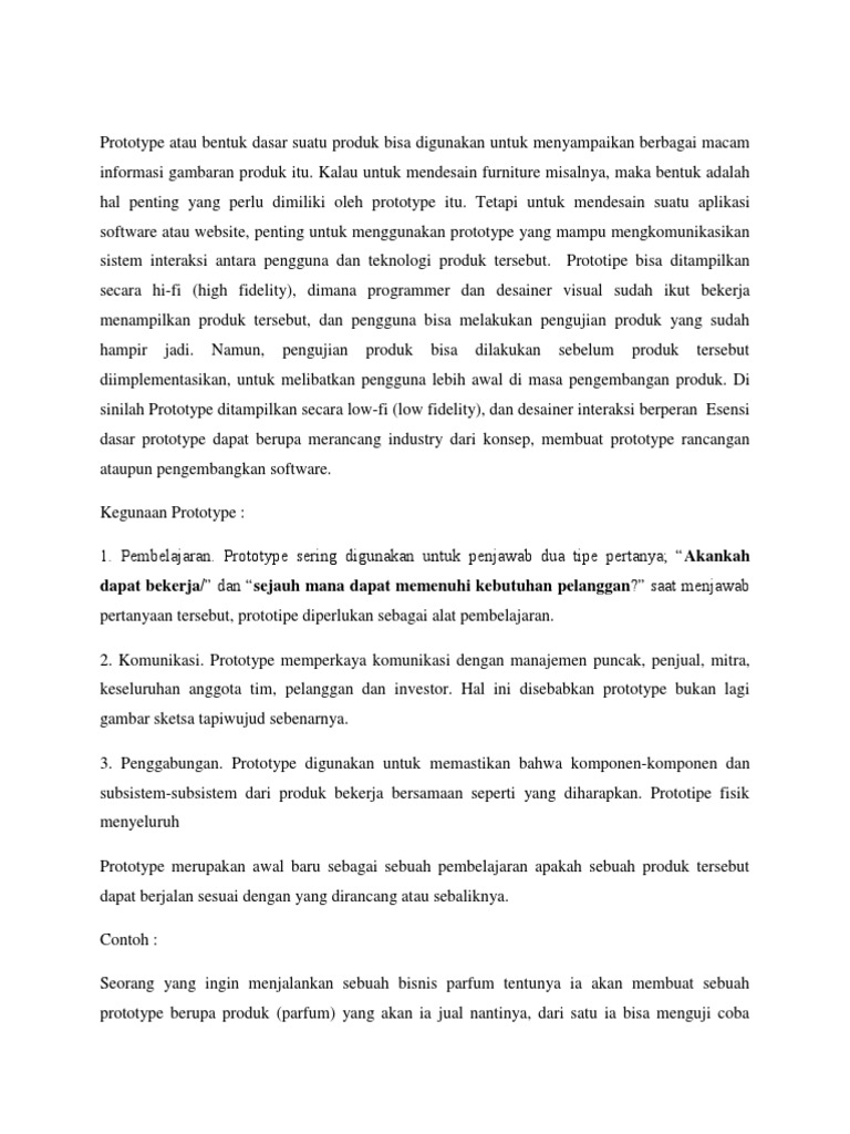 Pentingnya Prototype dalam Desain Produk | PDF | Komputer