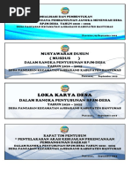 Dokumen Perubahan RPJM Desa Sesuai Uu No 3 | PDF | Pengelolaan Keuangan ...