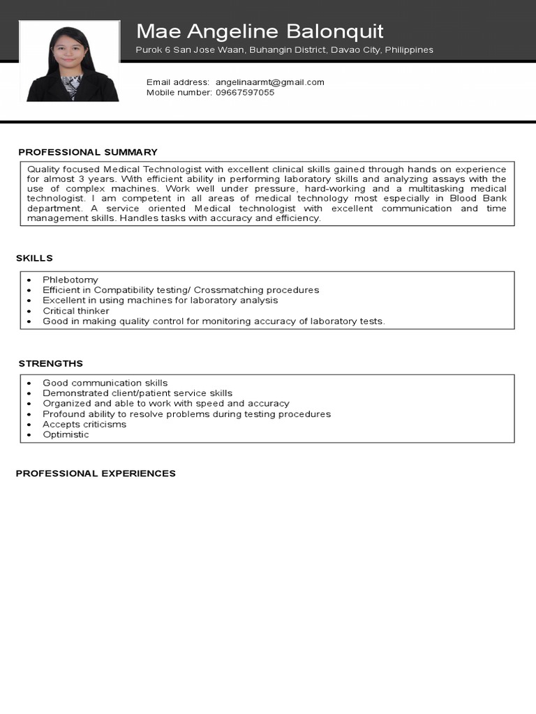 Resume-Mae Angeline | PDF | Medicine | Clinical Medicine
