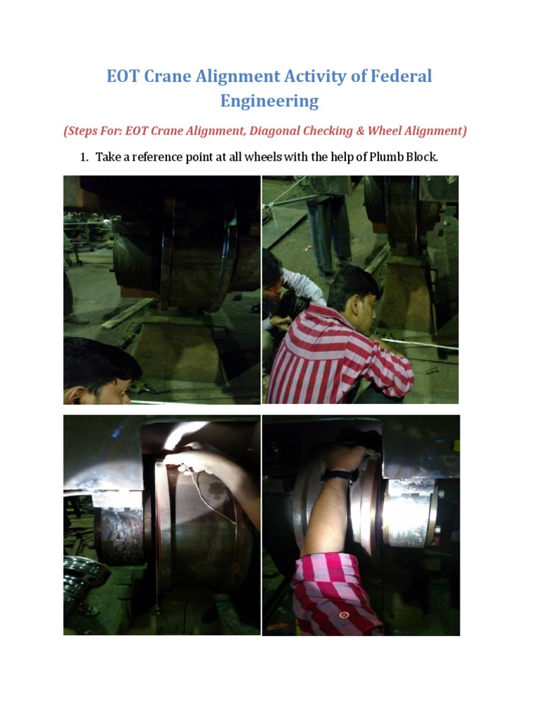 EOT Crane Alignment Procedure Guide | PDF