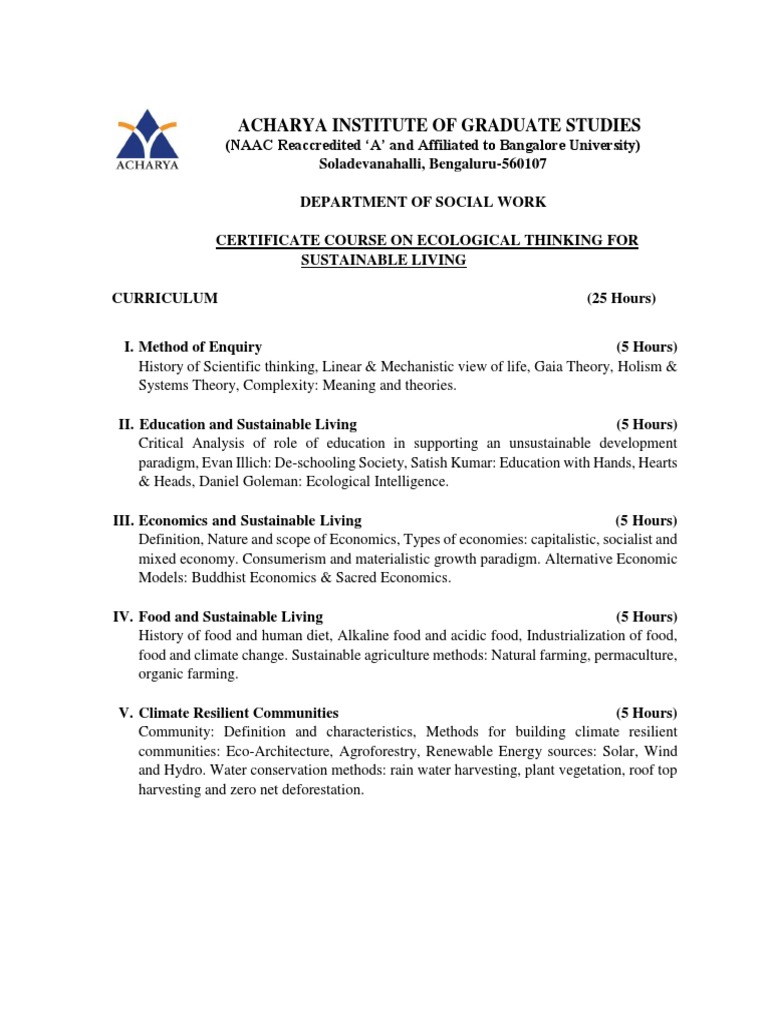 Cert Course Curriculum | PDF