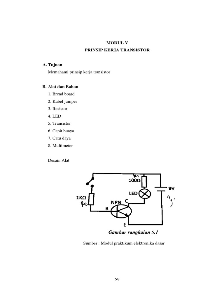 Prinsip Kerja Transistor | PDF
