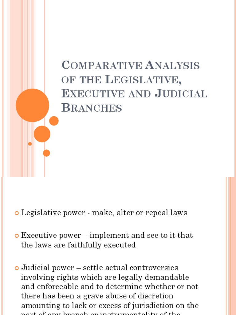 Legislative, Executive, and Judicial Branches | PDF | Vice President Of ...