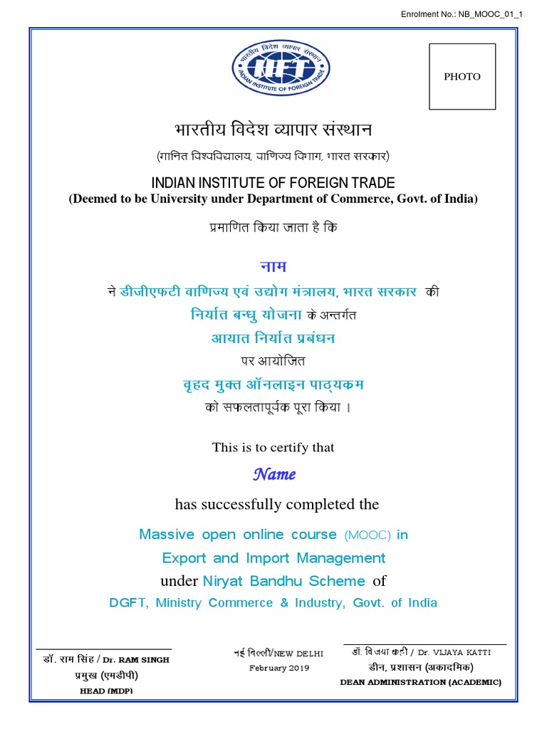 Certificate Format Mooc Pdf Pdf