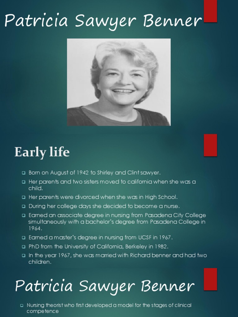 Patricia Sawyer Benner | PDF | Expert | Nursing