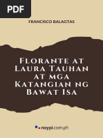 Florante at Laura Script | PDF