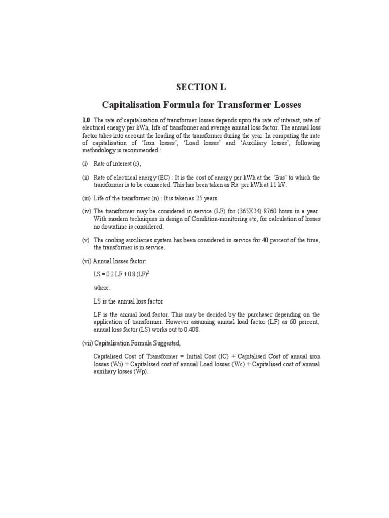 Cbip Manual Capitalization | PDF | Kilowatt Hour | Transformer